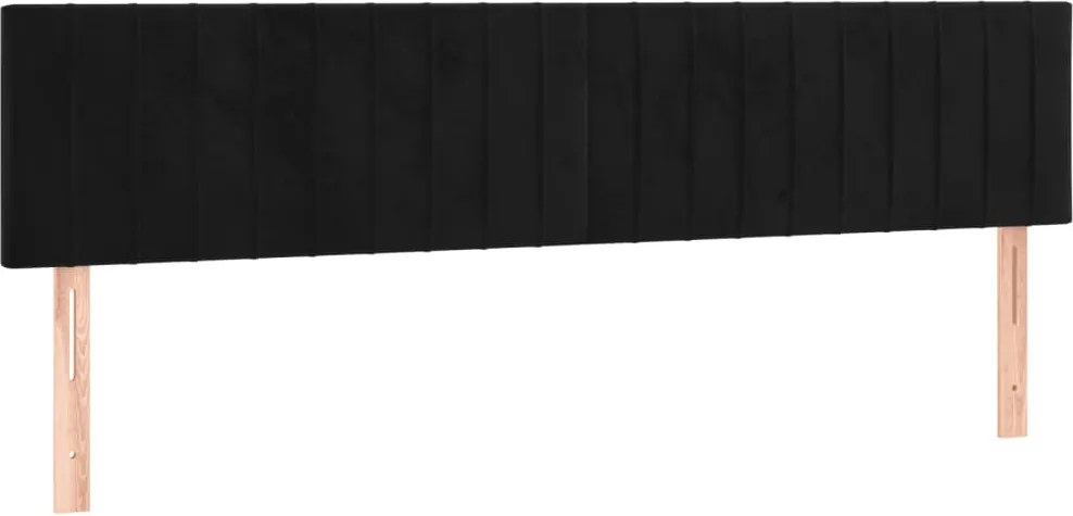 Box spring postel s matrací černá 120 x 190 cm samet 3270009