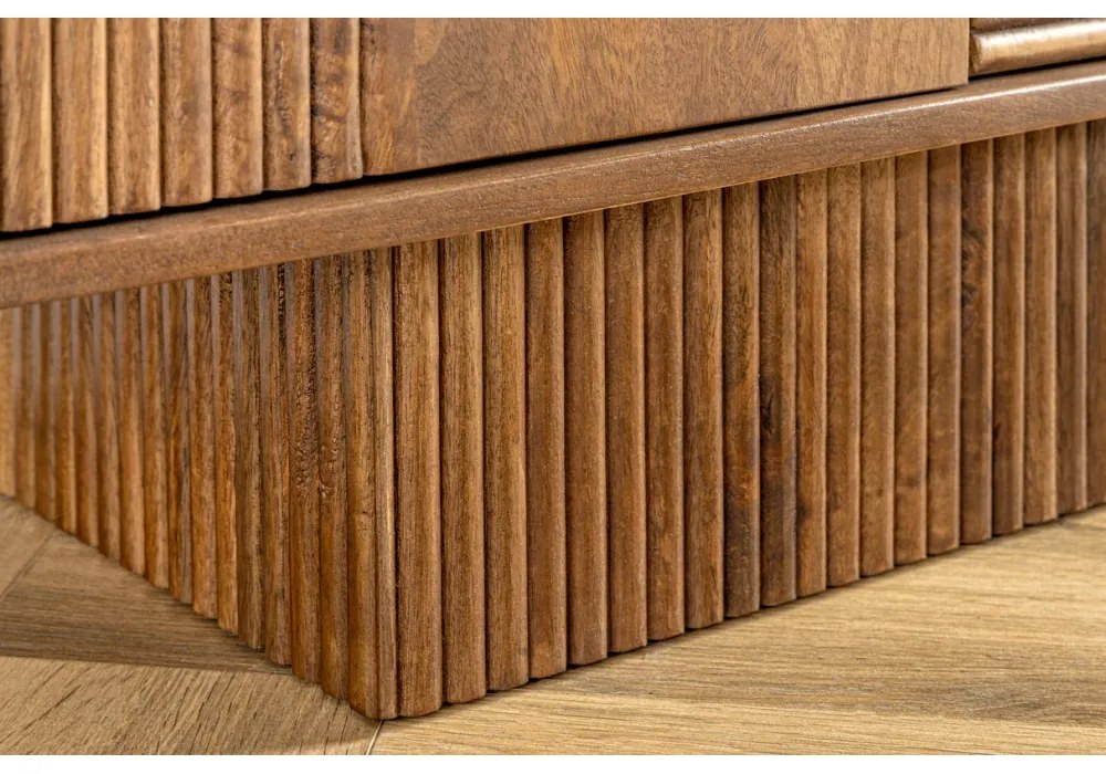 Massive home | Komoda Art Deco 170cm masiv hnědé mango