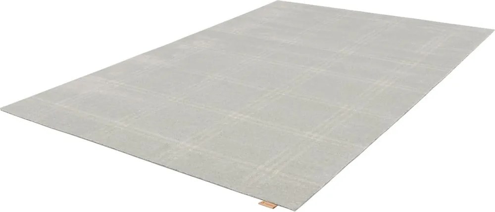 Krémový vlněný koberec 200x300 cm Calisia M Grid Prime – Agnella
