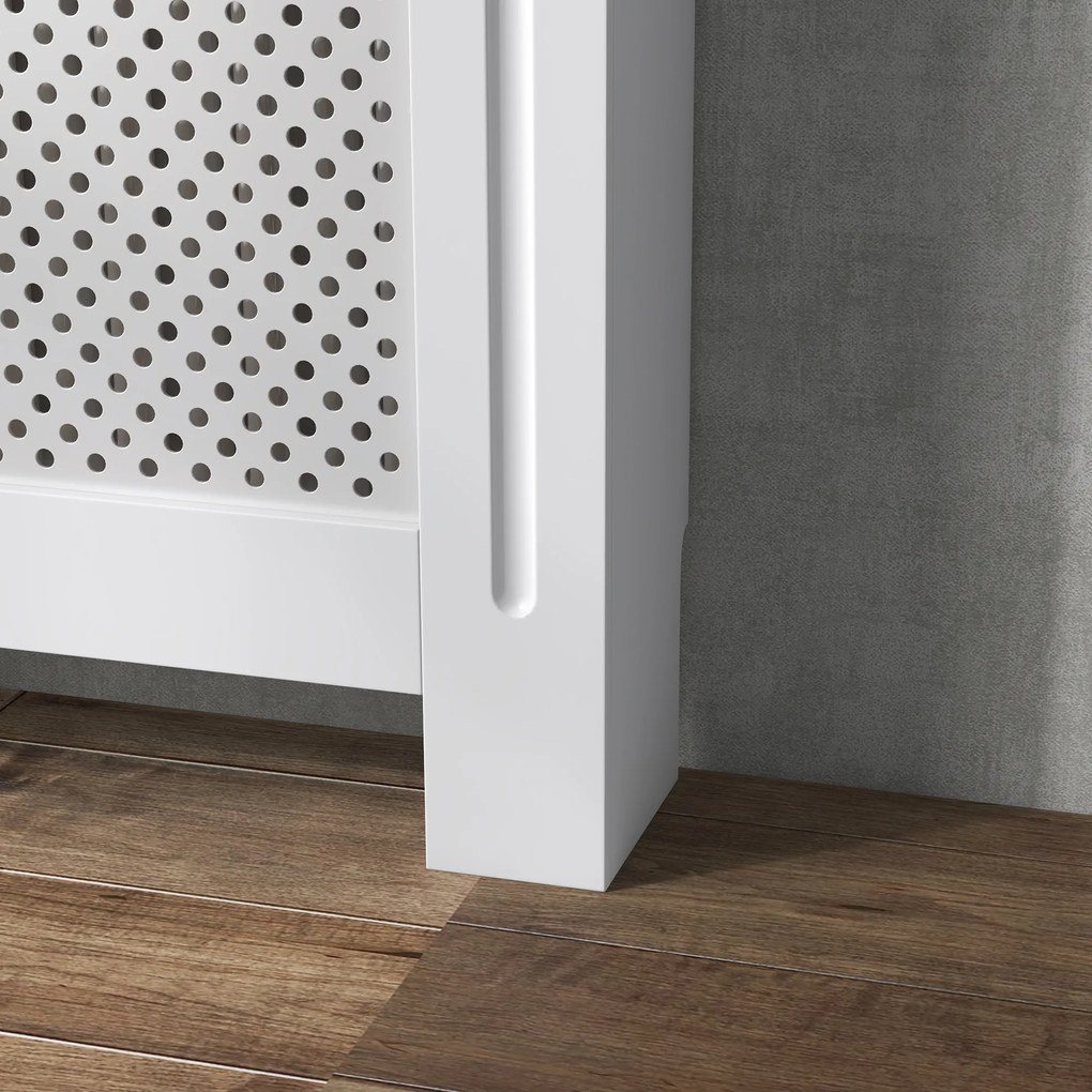 HOMCOM Kryt Radiátoru na Zeď - Moderní Design, MDF, 78x19x82 cm