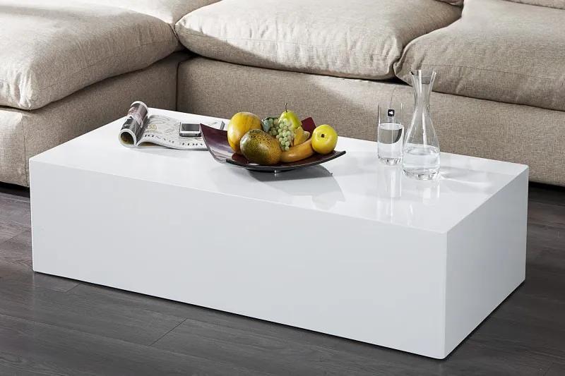 Konferenční stolek Monobloc XL 100 cm bílý