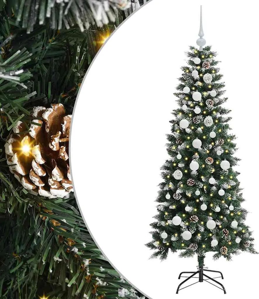 Umělý vánoční stromeček Zelená 150 cm PVC, plast a ocel 3395811