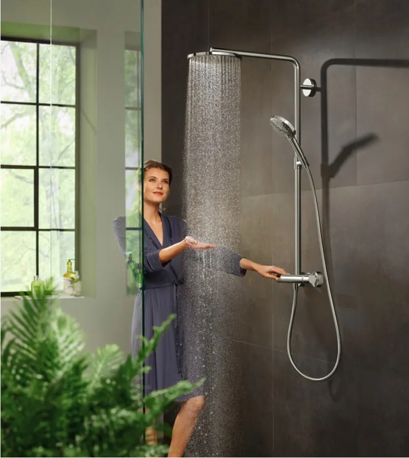 Hansgrohe Raindance Select S - Showerpipe 240 1jet PowderRain s termostatem, chrom,HAN-27633000