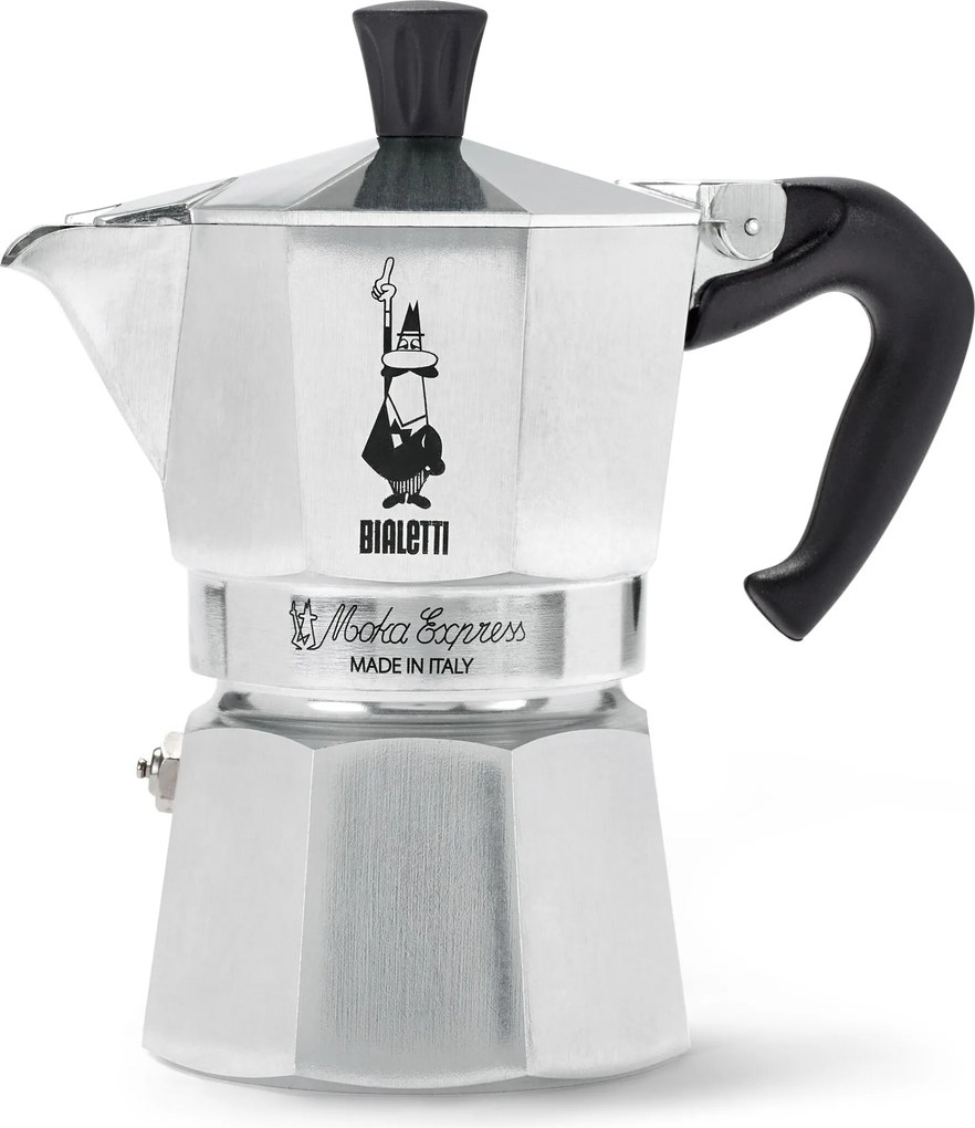 Bialetti Moka Express, 130 ml, stříbrná