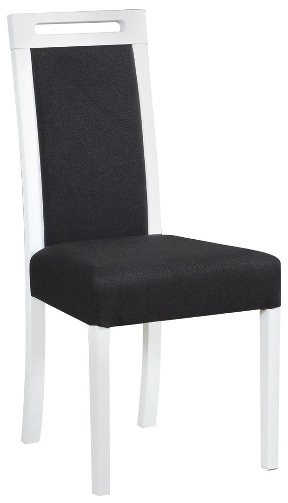 Jídelní židle René Zvolte dřevo: Bílá, Zvolte látku: látka 13b