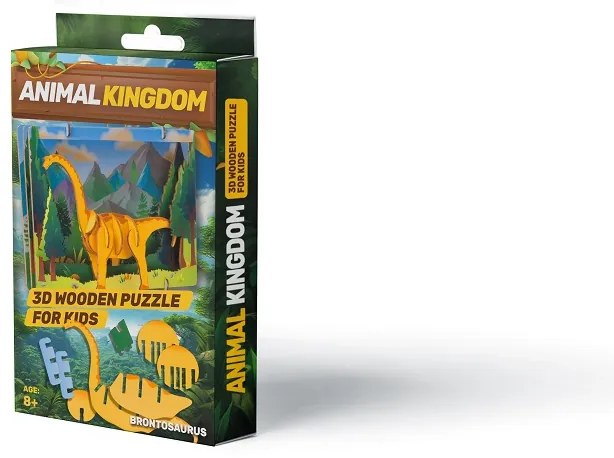 EscapeWelt 3D dřevěné puzzle Brontosaurus