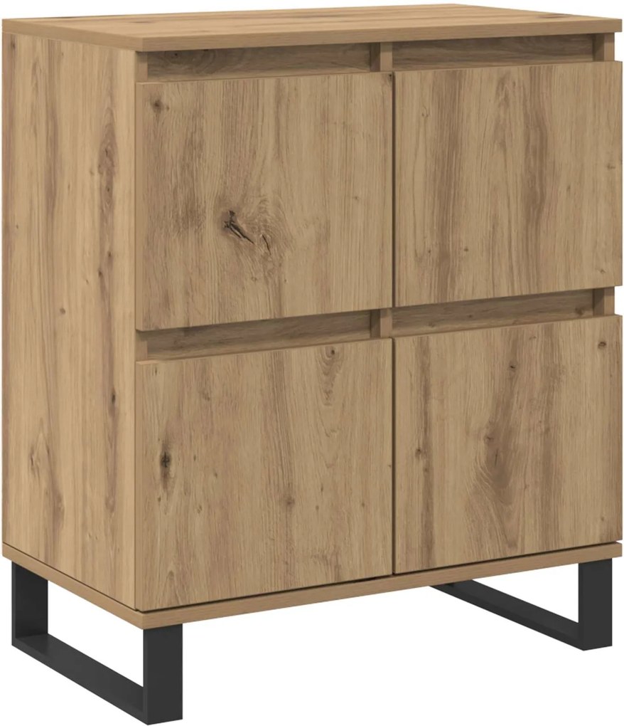 Servírovací skříň 2 ks Artisanový dub 60 x 35 x 70 cm 3394546