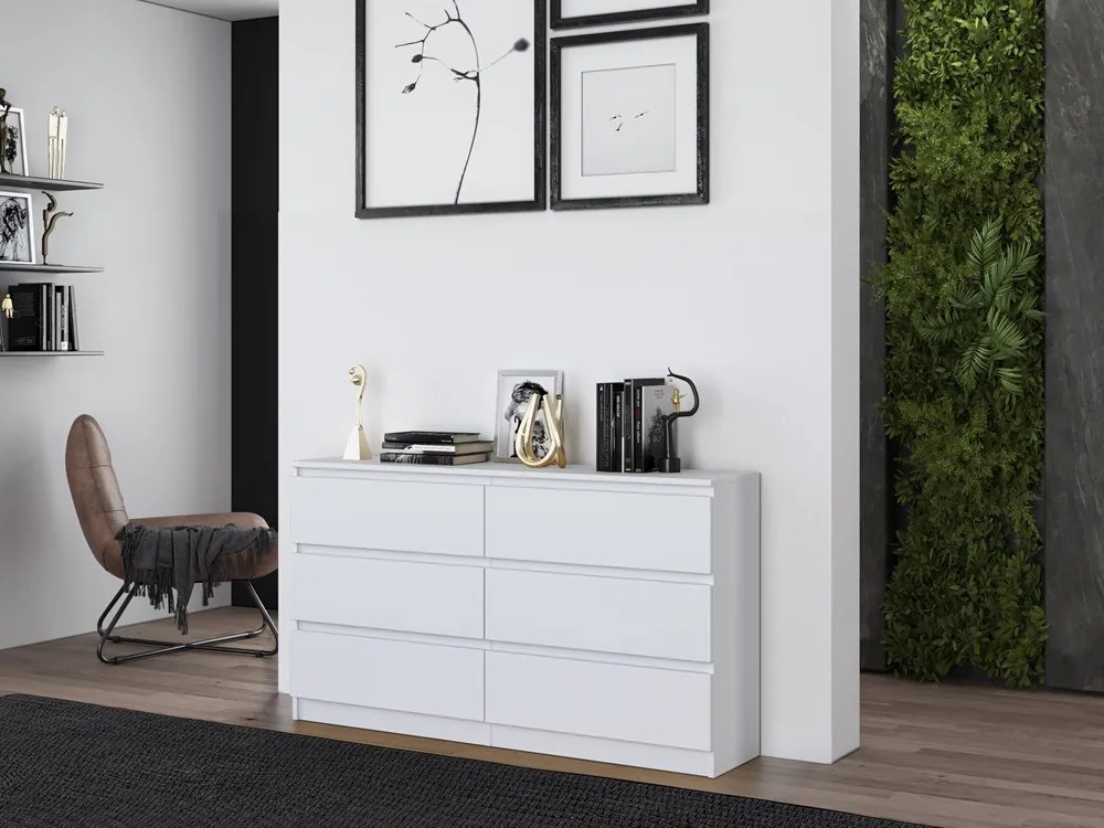 FALCO Komoda Malvína M6 140 bílá