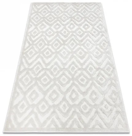 koberec SANTO SISAL 58381 diamanty, cikcak béžový velikost 180x270 cm | krásné koberce cz