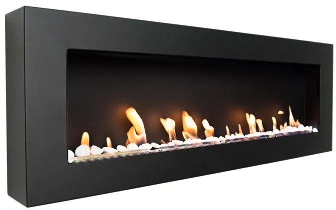 BIO FLAME biokrb Easy L Close černý 115x40 cm