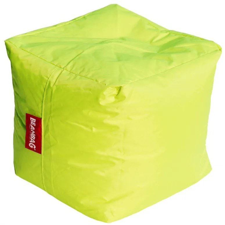 BEANBAG Cube cube fluo limet 40x40x40