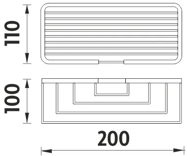 Nimco Drátěná polička OP 112N-26