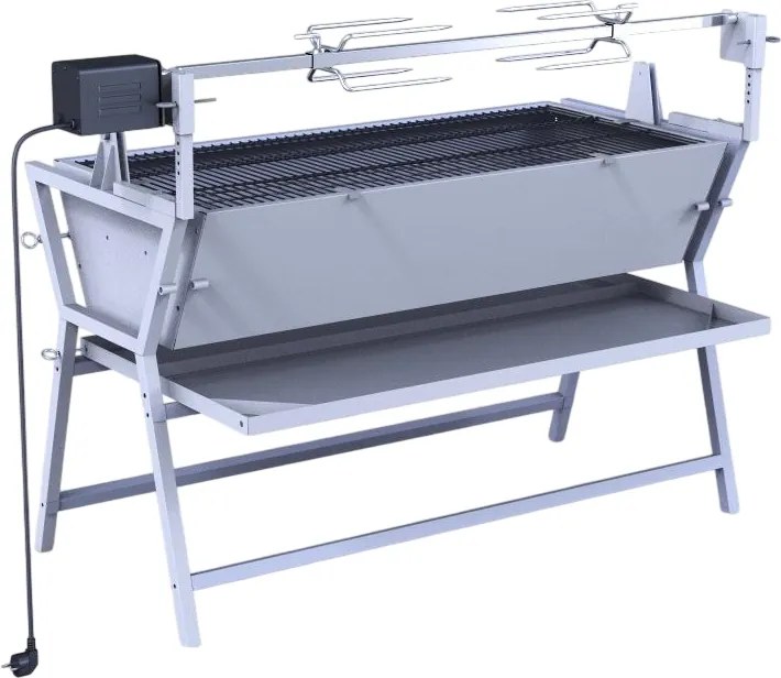 Avenberg Gril s elektrickým rožněm Ferkel, 137 x 55 x 91 cm