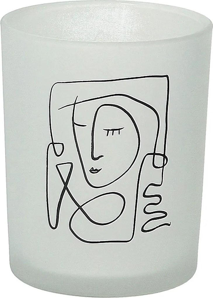 Svícen Face II výška 13cm