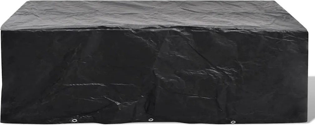 Plachty na zahradní nábytek 2 ks polyratan 10 oček 300 x 140 cm 279124