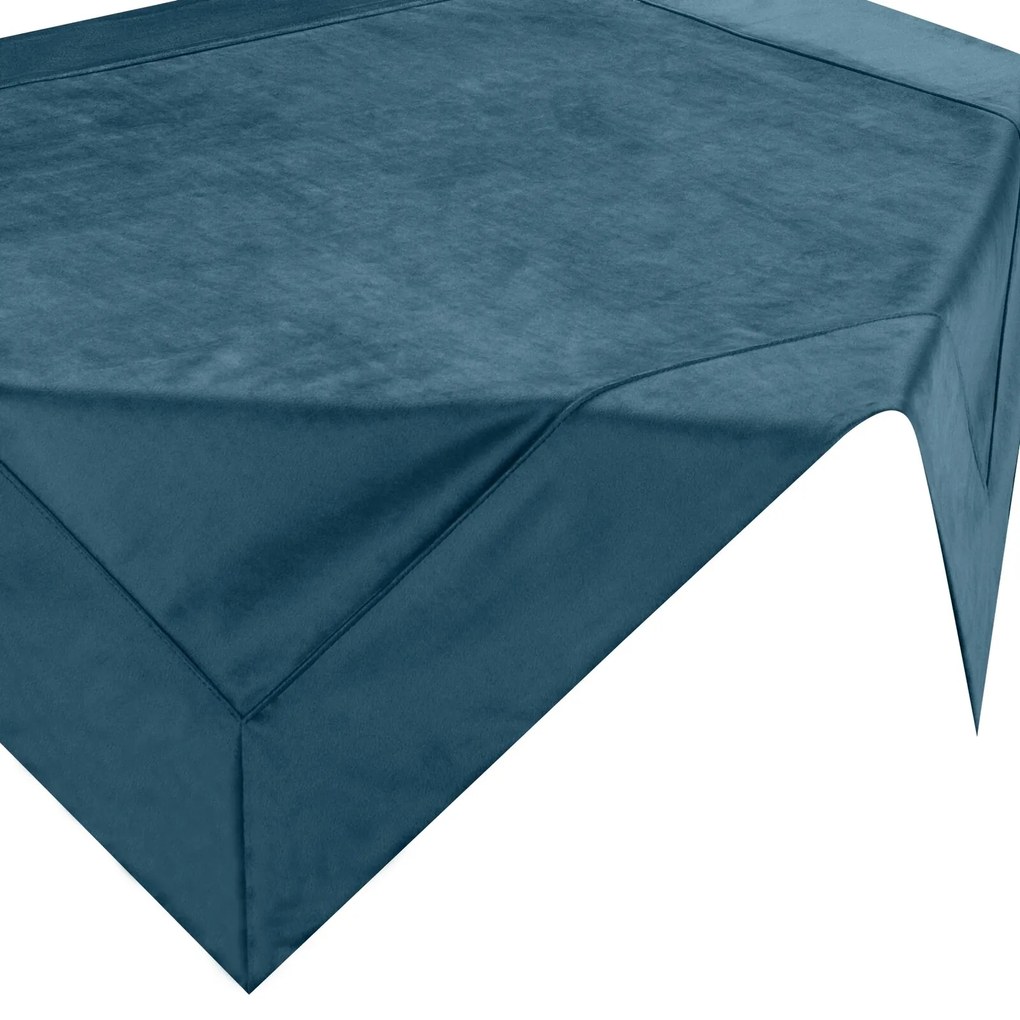 UBRUS VELVET 85X85 CM TMAVĚMODRÝ