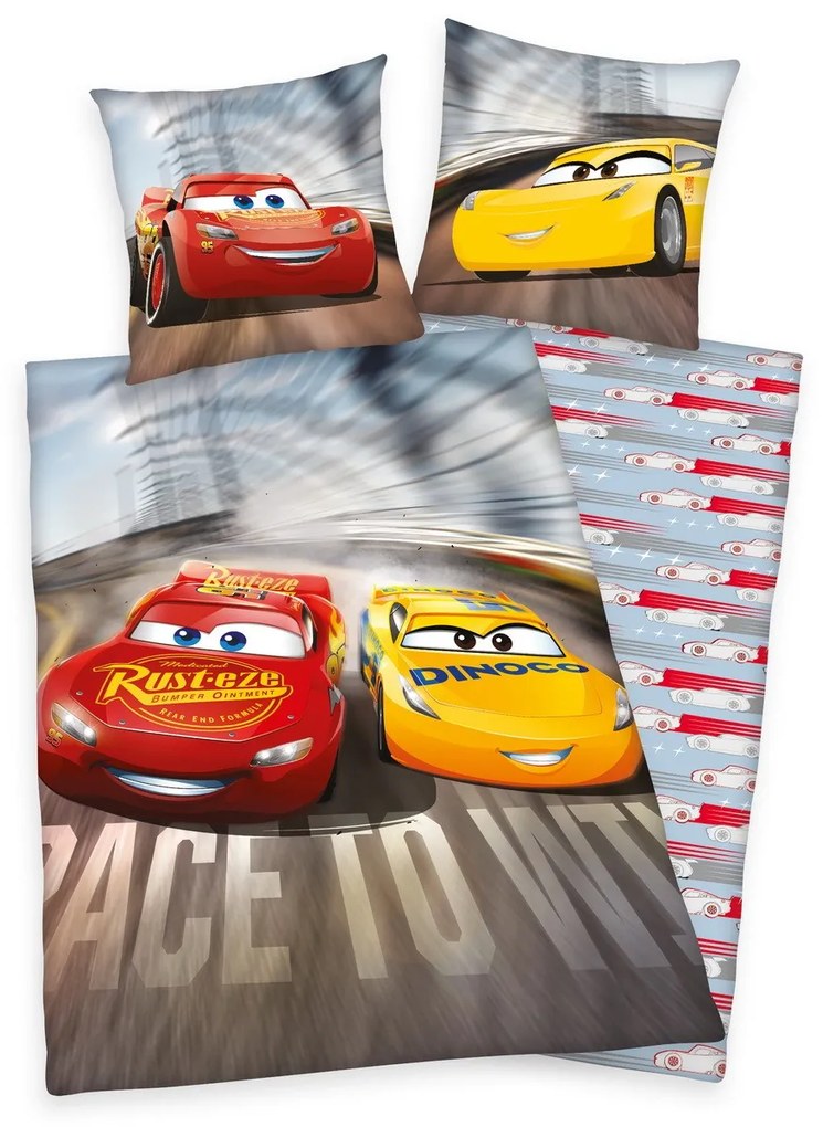 Herding Flanelové povlečení Disney Cars 4629235 - 140x200, 70x90