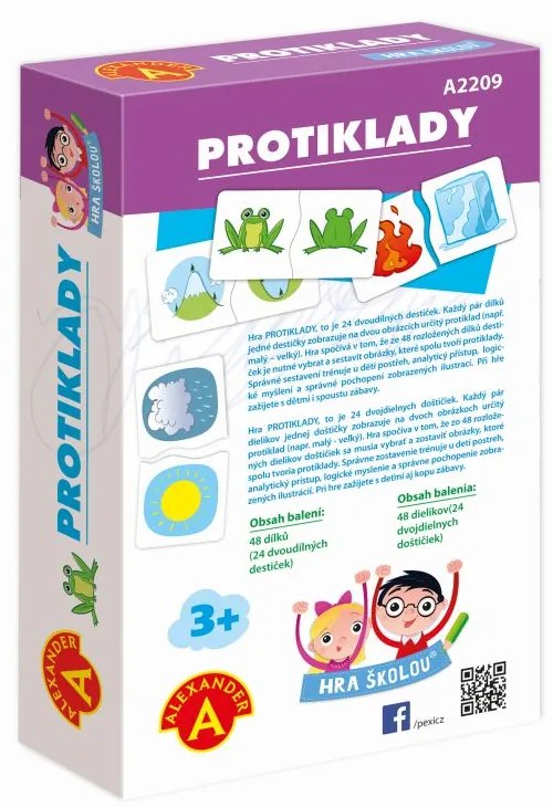 PEXI Alexander Hra školou - protiklady