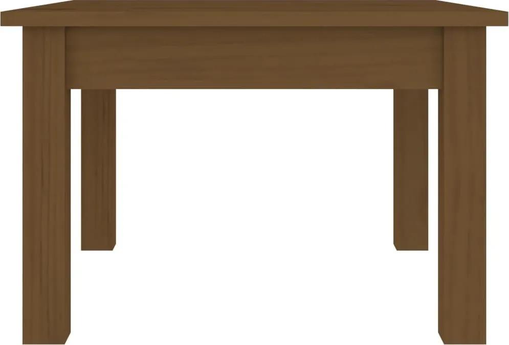 vidaXL Konferenční stolek 45 x 45 x 30 cm masivní borové dřevo [814227] Barva: Černá