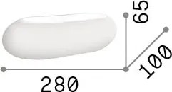 Nástěnné svítidlo Ideal LUX Moris Bianco 2x40W G9 034546