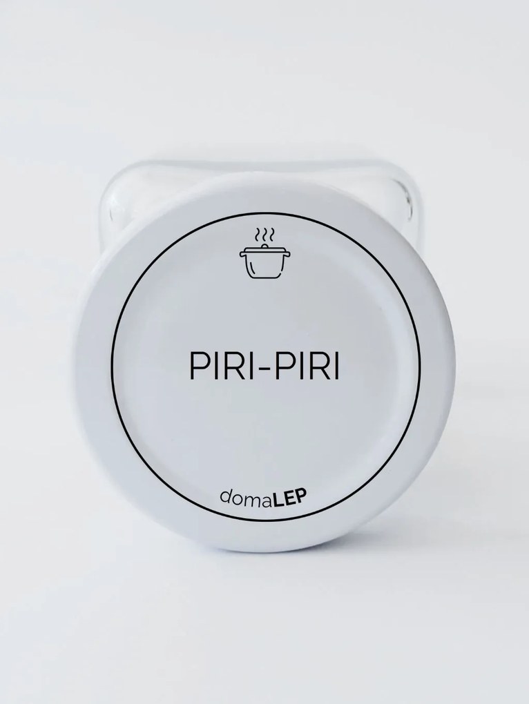 Samolepka na kořenky PIRI-PIRI průhledná 5 cm základní písmo