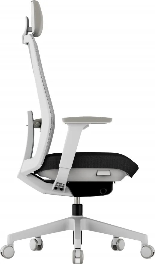 Office Pro Kancelářská ergonomická židle K10 W — více barev Černá