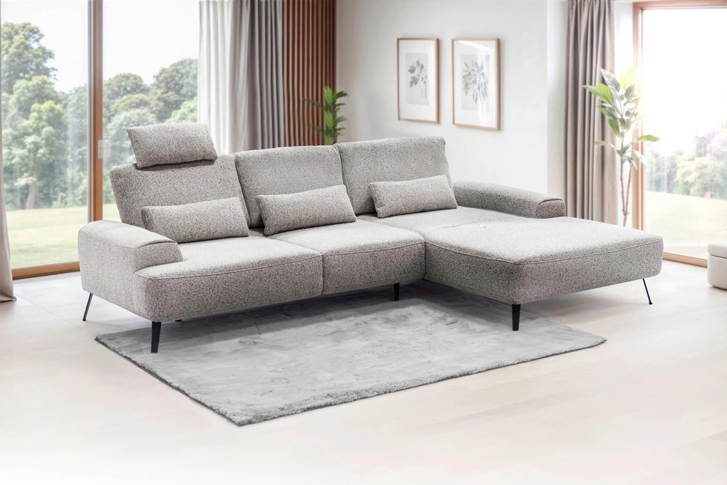XXXLutz ROHOVÁ SEDAČKA, textil, béžová MID.YOU - Sedací soupravy - 000694007706