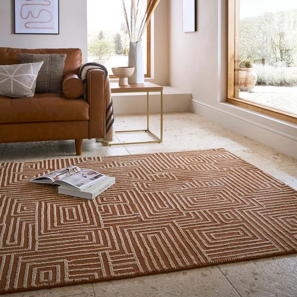 Koberec v terakotové barvě 200x300 cm Kylo – Flair Rugs