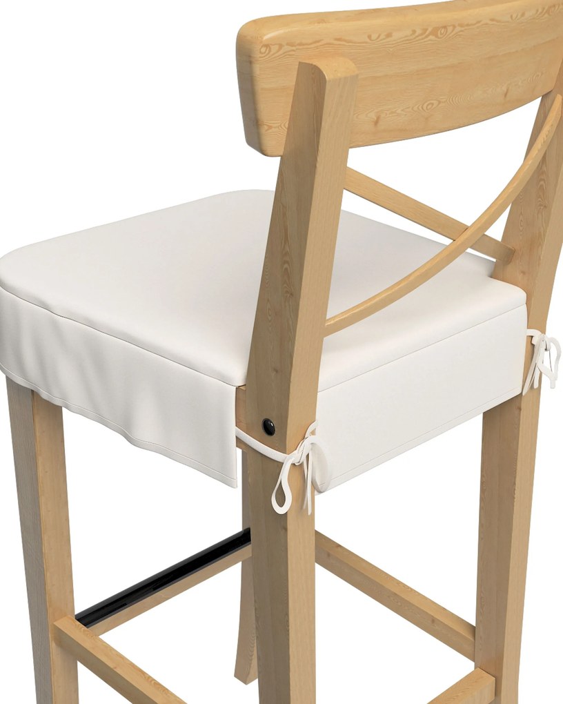 Sedák na židli IKEA Ingolf - barová barva béžová látka pletený vzor