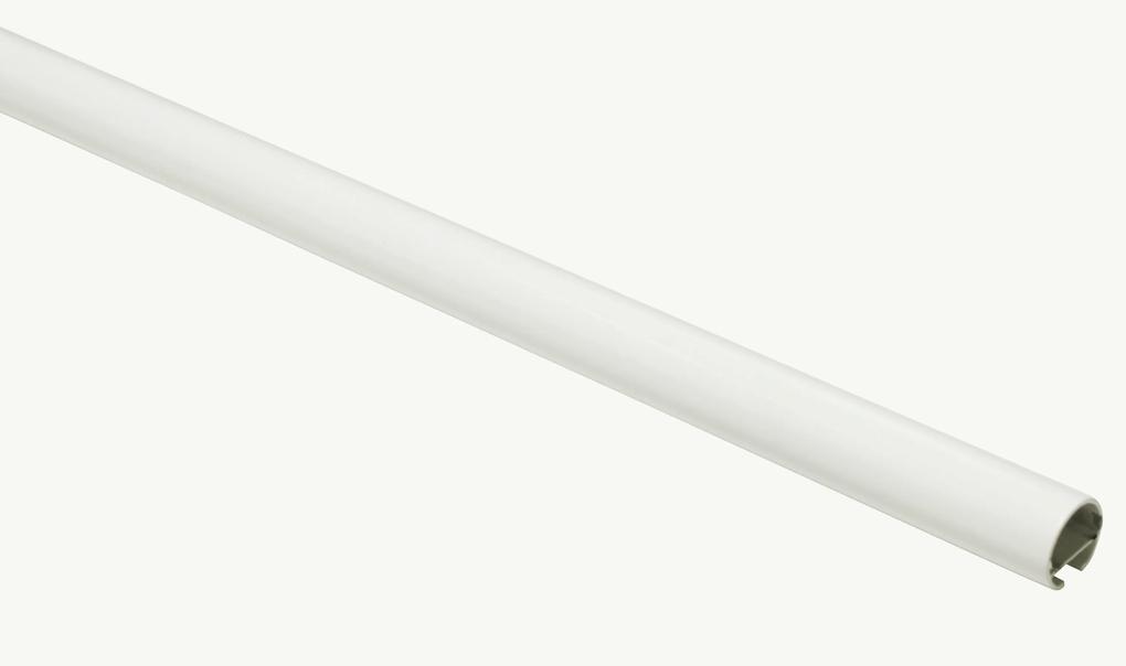 Záclonová tyč s drážkou Chicago 20/120cm, bílá