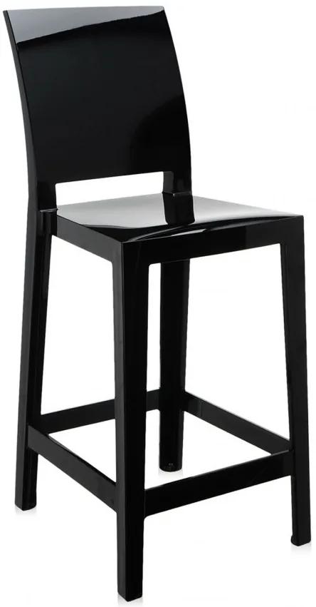 Kartell - Barová židle One More Please nízká, černá
