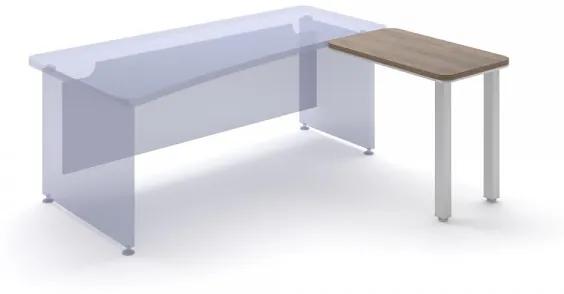 Přístavný stůl TopOffice, pravý, 90 x 55 cm