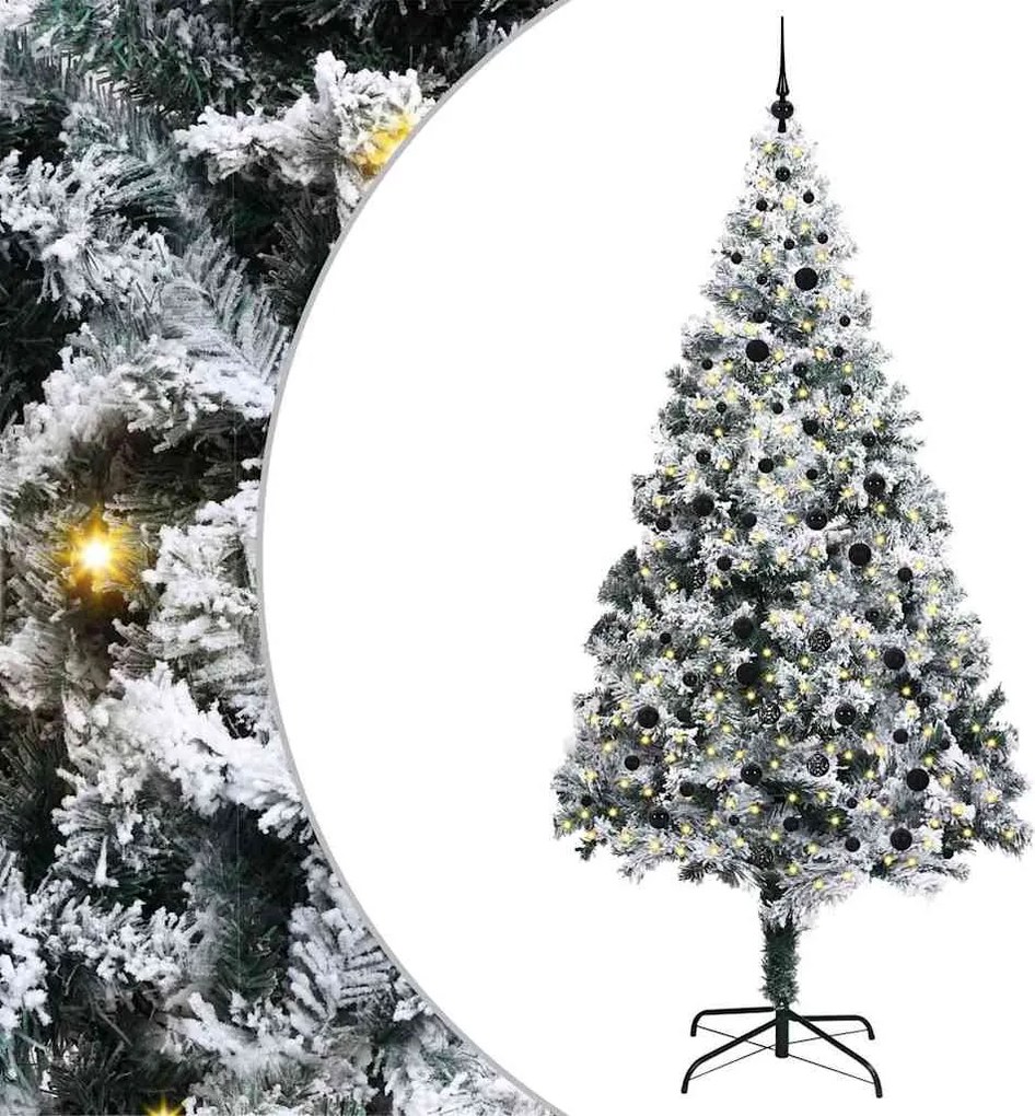 Umělý vánoční stromeček Bílá 240 cm PVC, ocel a plast 3396981