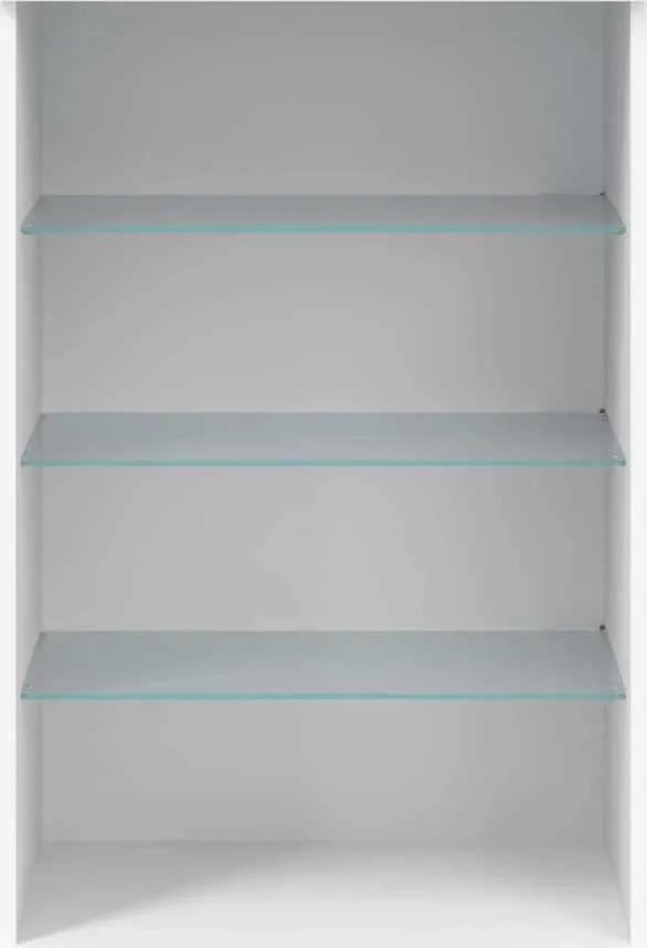 vidaXL Příborník s LED osvětlením 60,5 x 37 x 100 cm [836707] Barva: Betonová šedá