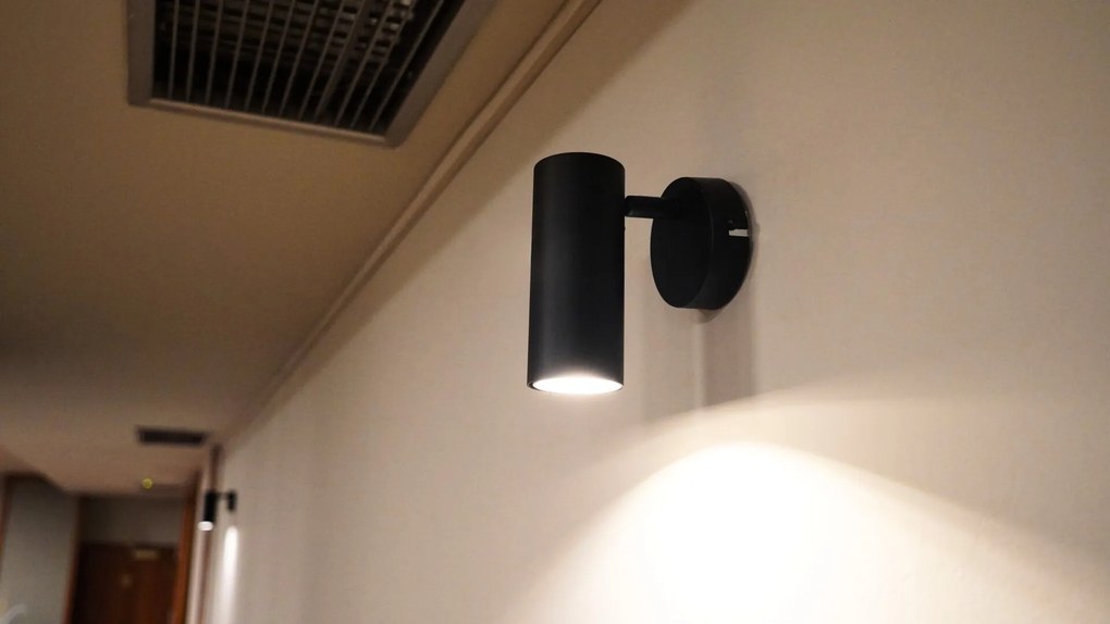 Černé stropnínástěnné svítidlo Colly pro žárovku GU10 - Candellux