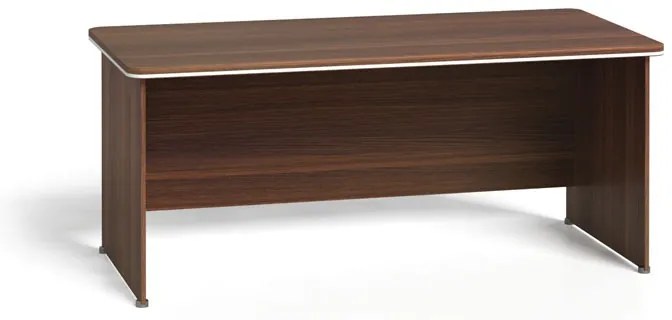 Kancelářský psací stůl ARRISTO LUX, 180x90 cm, ořech