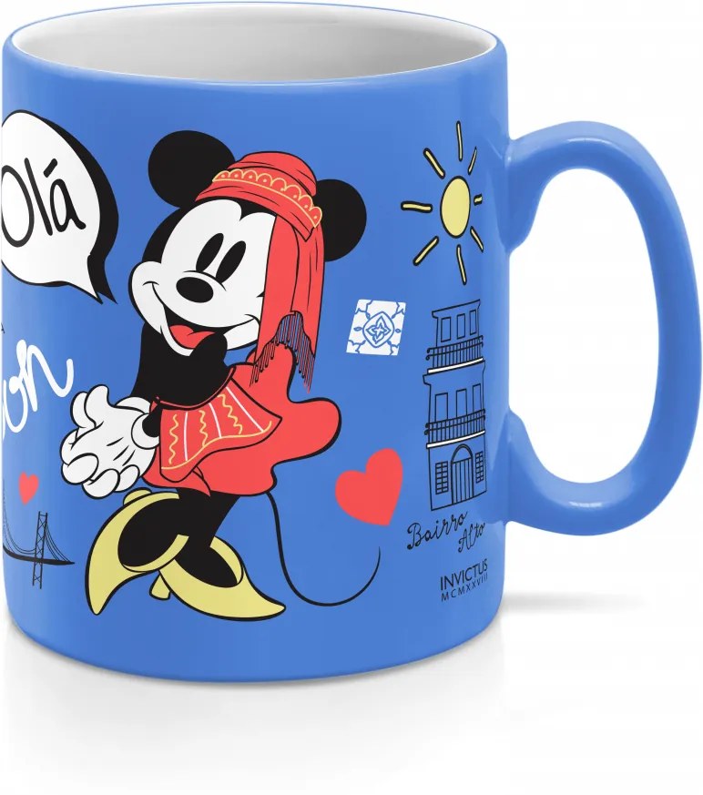 Keramický hrnek, Mickey Mouse, Disney, modrý 320 ml