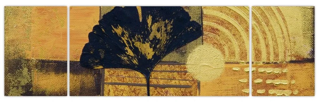 Obraz - List ginkgo (170x50 cm)