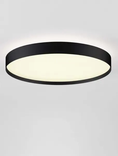 LED stmívatelné černé moderní stropní svítidlo Roi 2