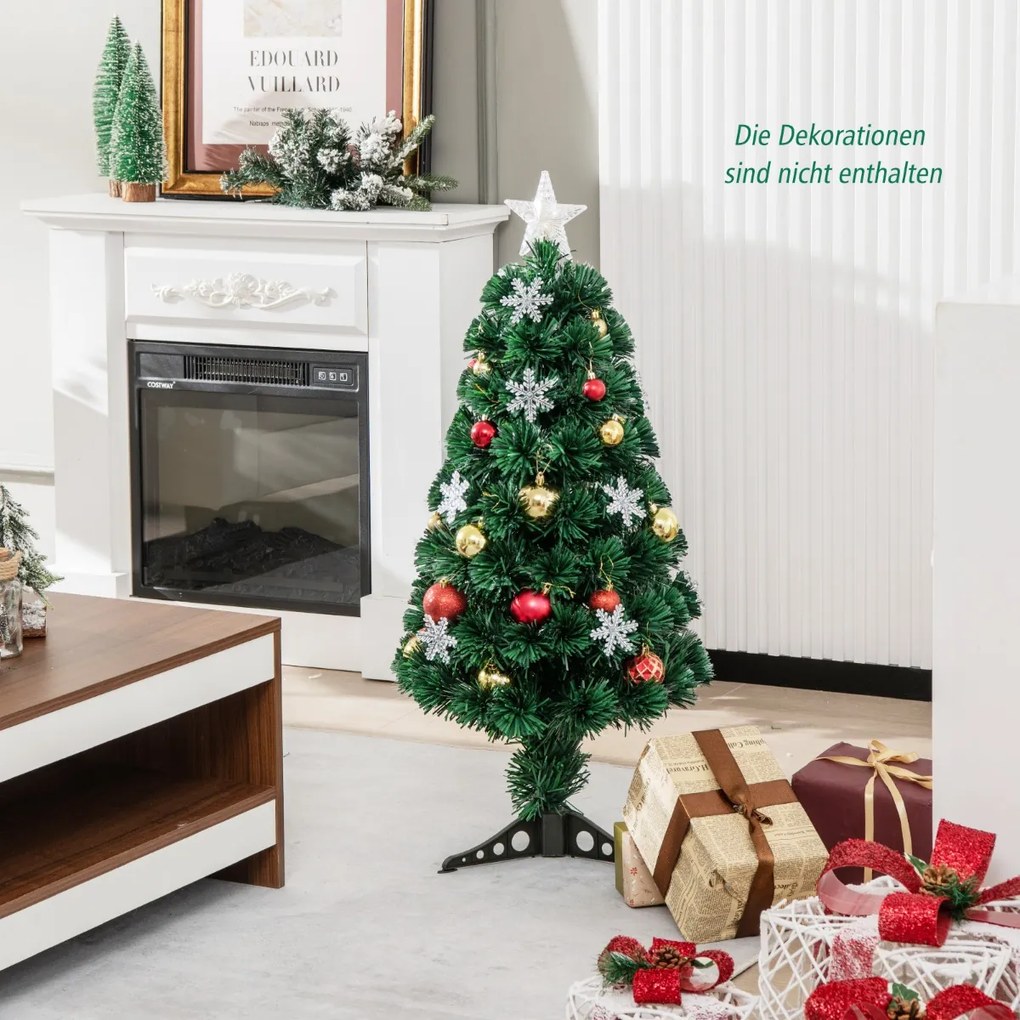 Costway Vánoční stromeček LED 90/120/150/180 cm Umělý vánoční stromek