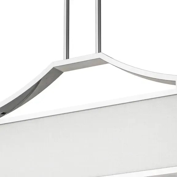 Designový lustr Gerdo Ovale chrom