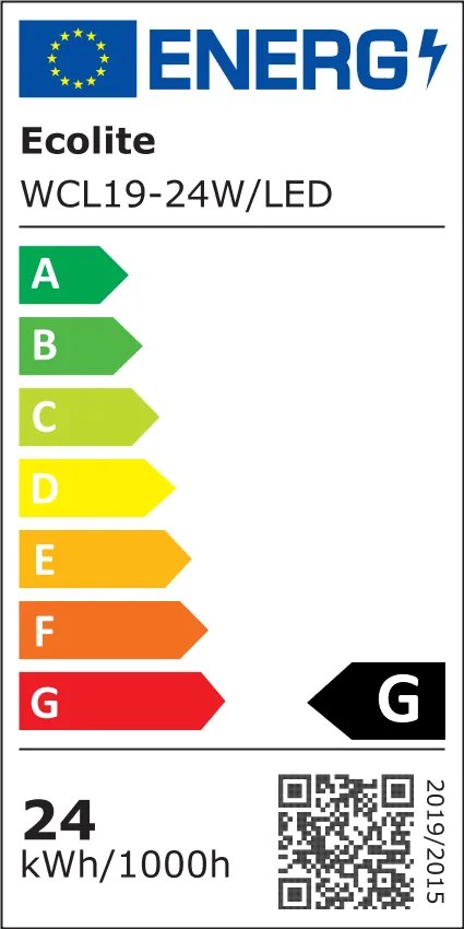 LED sv. stropní kruh 24W,1800lm,4000K,bílé