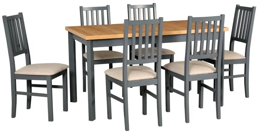 Drewmix jídelní židle NILO 7 + doprava zdarma dřevo: buk, potahový materiál: látka