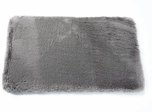 Koberce Breno Koupelnová předložka RABBIT NEW Dark grey, Šedá, 40 x 50 cm