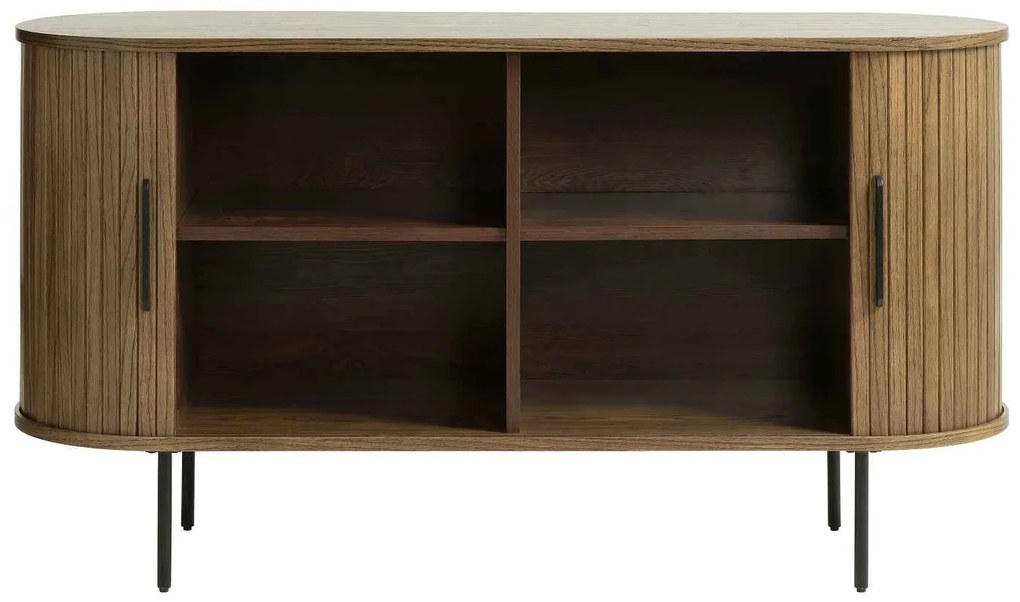 Designová komoda Vasiliy 140 cm kouřový dub