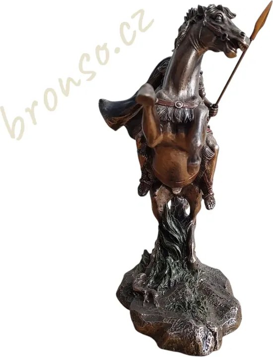 Římský centurion na koni – soška válečníka, historická dekorace, sběratelská figurka Veronese WU76086A4