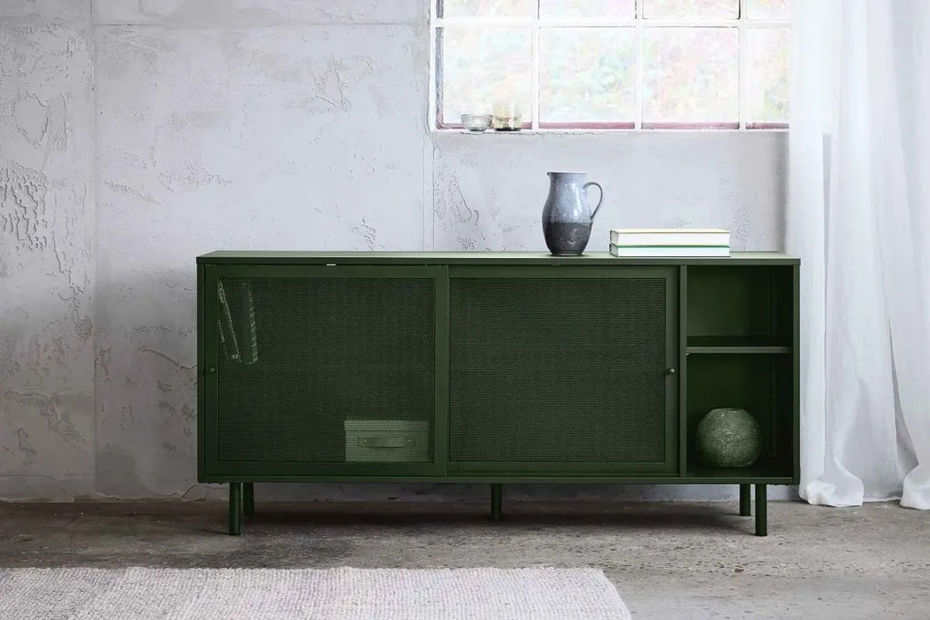 Designová komoda Taiyanna 160 cm olivovo-zelená