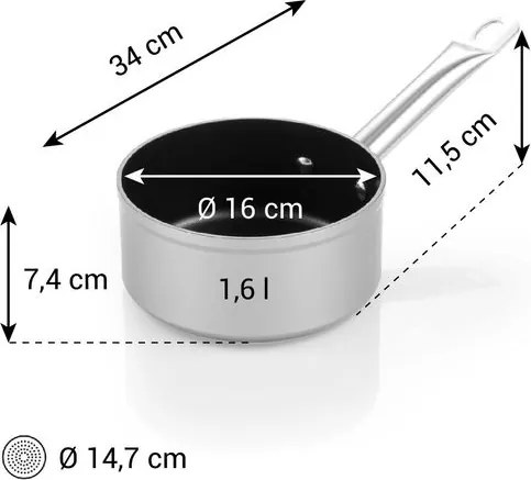 TESCOMA Rendlík GrandCHEF+ ø 16 cm, 1,3 l