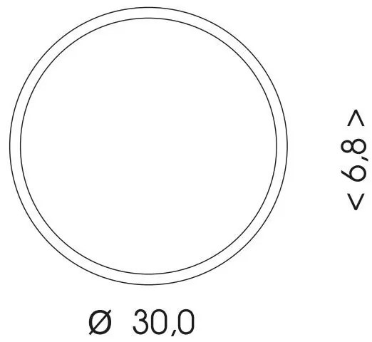 Ecolite WMAT300/HF-15W/BI - LED Stropní svítidlo se senzorem LED/15W/230V bílá