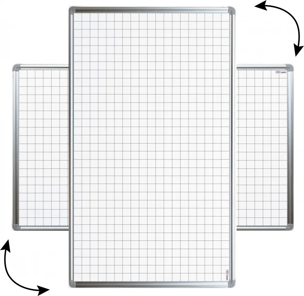 Magnetická tabule 120 x 90 čtverce ALLboards PREMIUM PL129KR